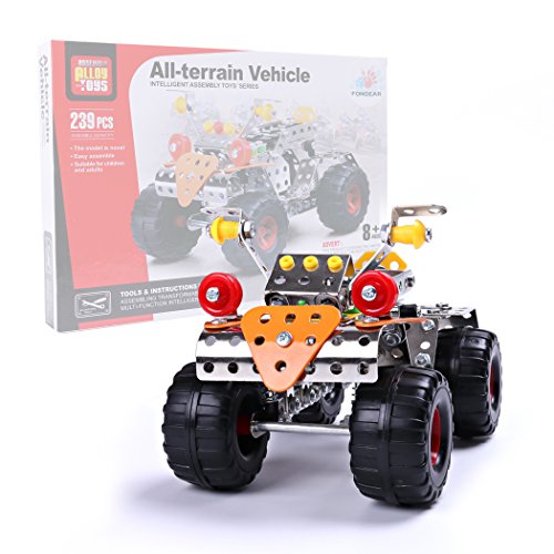 Buy Fondear Children’s STEM Learning Toy Vehicle Building Brick Set Off ...