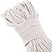 Amazon.com: ZEONHEI 328 Feet 1/4 Inch White Natural Cotton Rope, Cotton ...