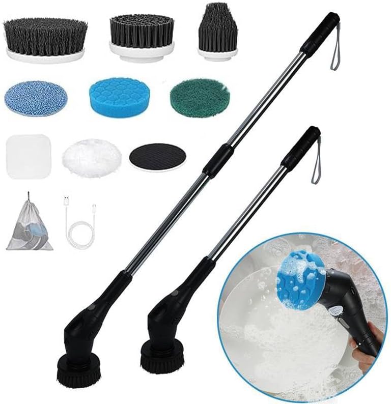 Amazon.com: Electric Spin Scrubber, S/V Electric Spin Scrub Brush ...