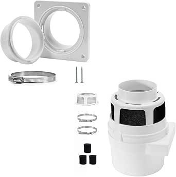 Amazon.com: VIWINVELA Dryer Vent Wall Plate Quick Connector Dryer Dock ...