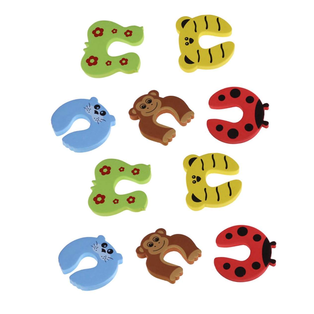 Snapklik.com : 10pcs Baby Safety Door Stops Finger Pinch Cartoon Door ...