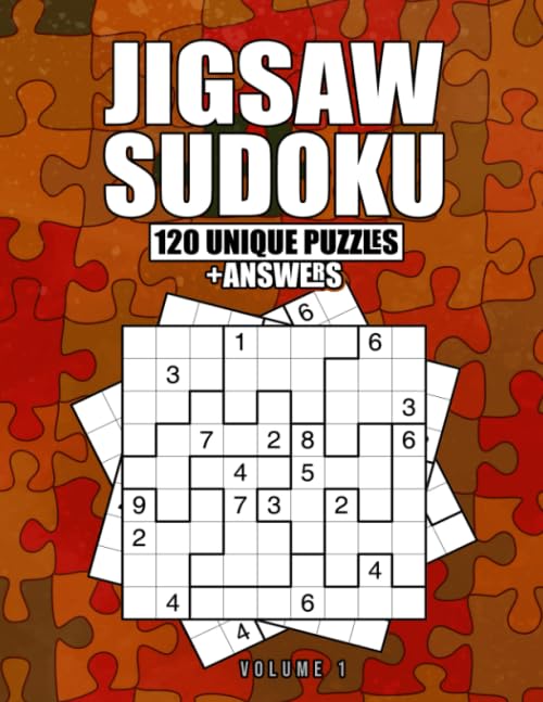 Jigsaw Sudoku 120 Unique Puzzles + Answers: New Abstract Jigsaw Sudoku ...