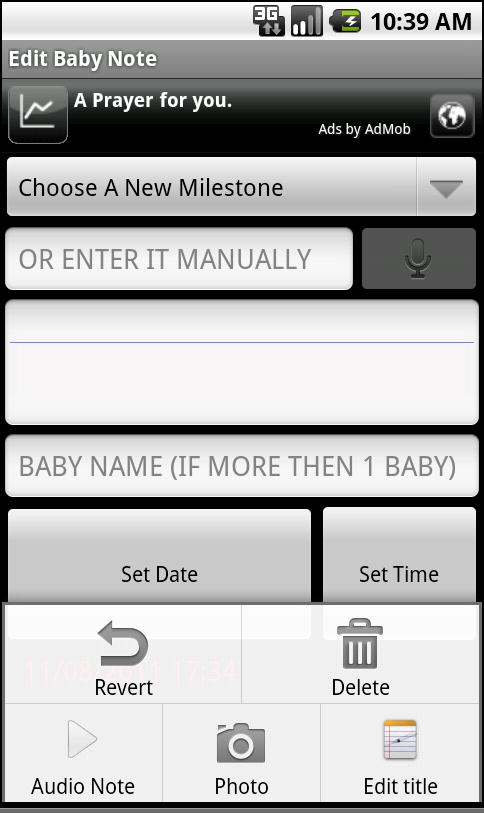 BabyNotes - App on Amazon Appstore