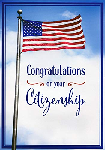 Amazon.com : Designer Greetings American Flag US Citizenship ...