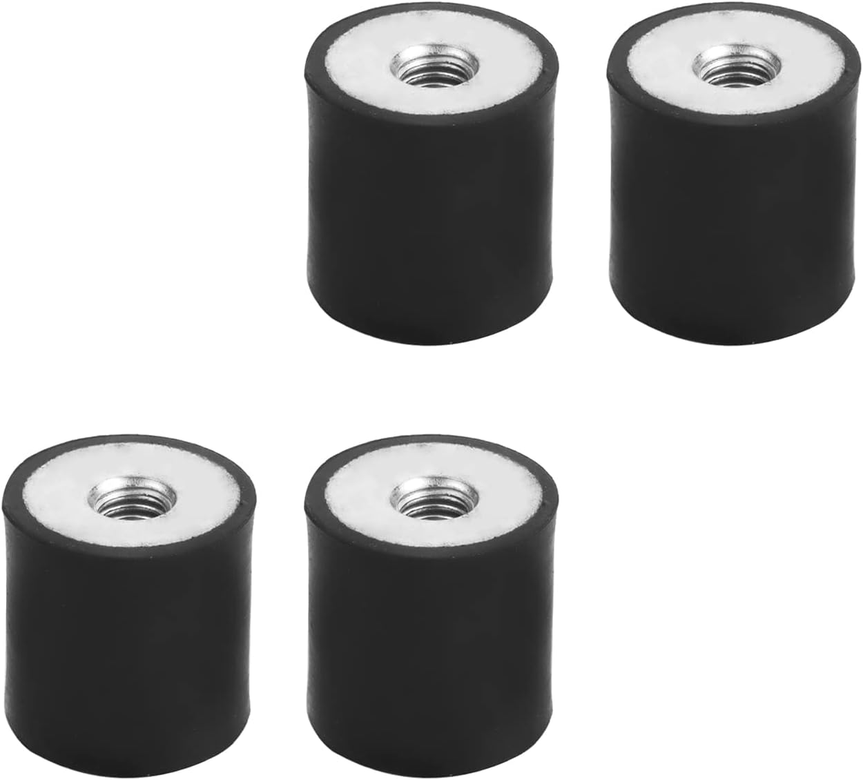 Amazon.com: 4PCS M6 Rubber Vibration Isolator 20 x 25mm Female Thread Rubber Shock Absorber ...