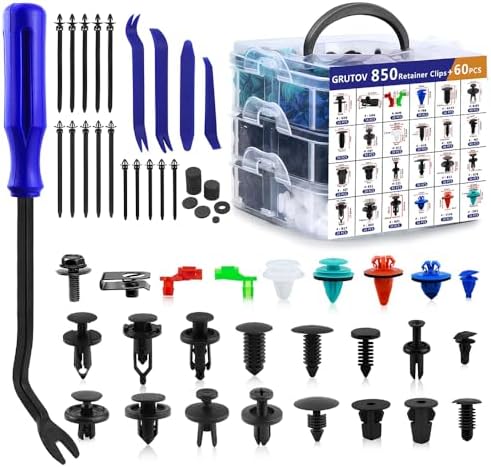 0TO1 TECH 910 Pcs Car Push Retainer Clips, Plastic Fasteners Kit, Car ...