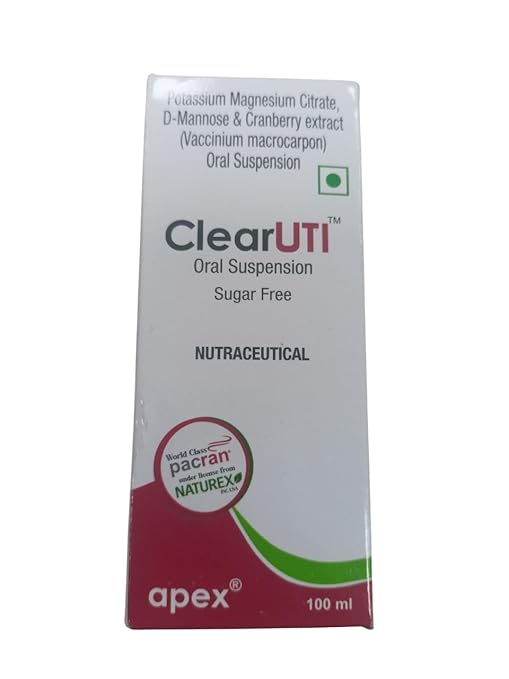 Clear UTI Sugar Free - Bottle of 100ml Oral Suspension : Amazon.in ...