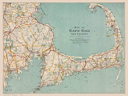 Cape Cod Road Map