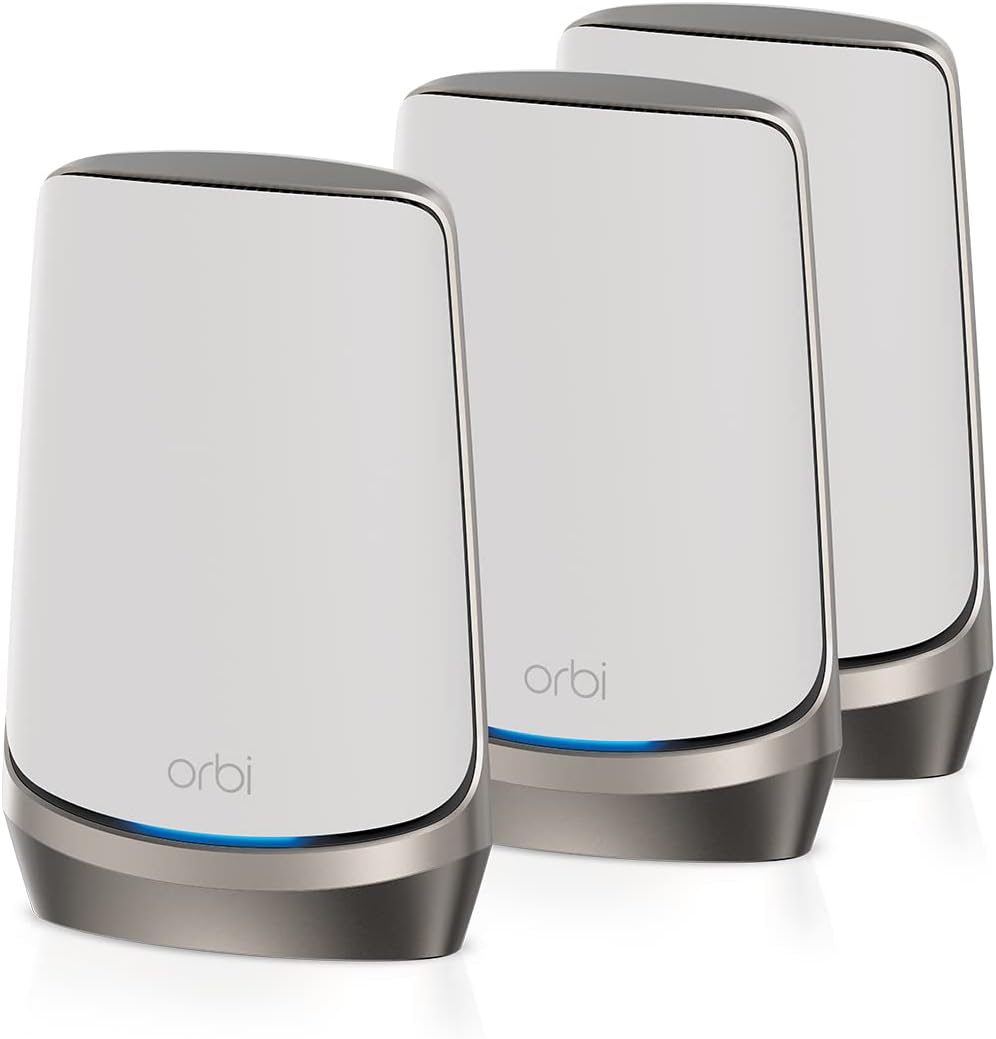 NETGEAR Orbi WiFi 6E Mesh System (RBKE963) – Quad-Band WiFi 6E Router ...