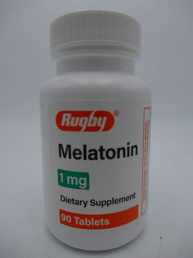 Amazon.com: Rugby Melatonin 1mg 90 Tablets : Health & Household