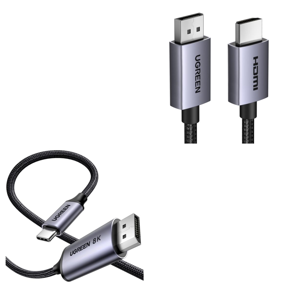 Amazon.com: UGREEN Bidirectional USB C to DisplayPort 1.4 Cable 8K@60Hz ...