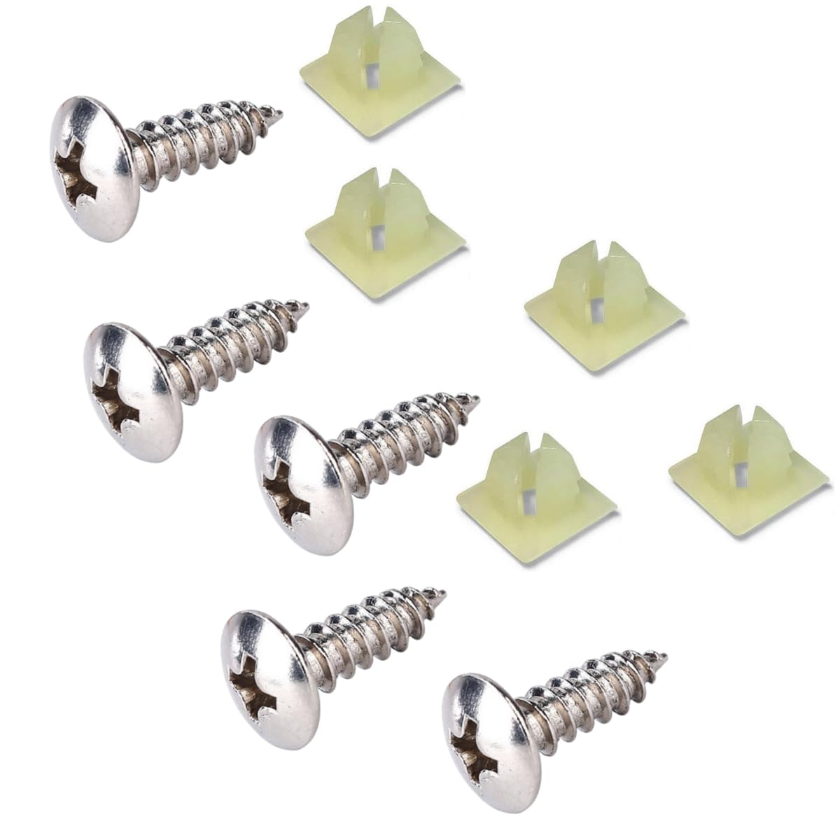 Amazon.com: LZLINYJLONG Stainless Steel Screws with Nylon Inserts for ...