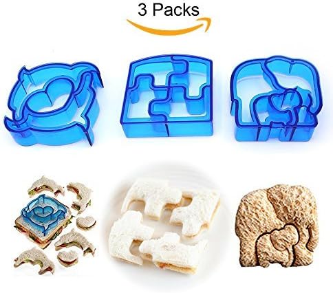 Amazon.com: Animal Food Stamp Kit Sandwich Cutter - Dolphin, Puzzle ...