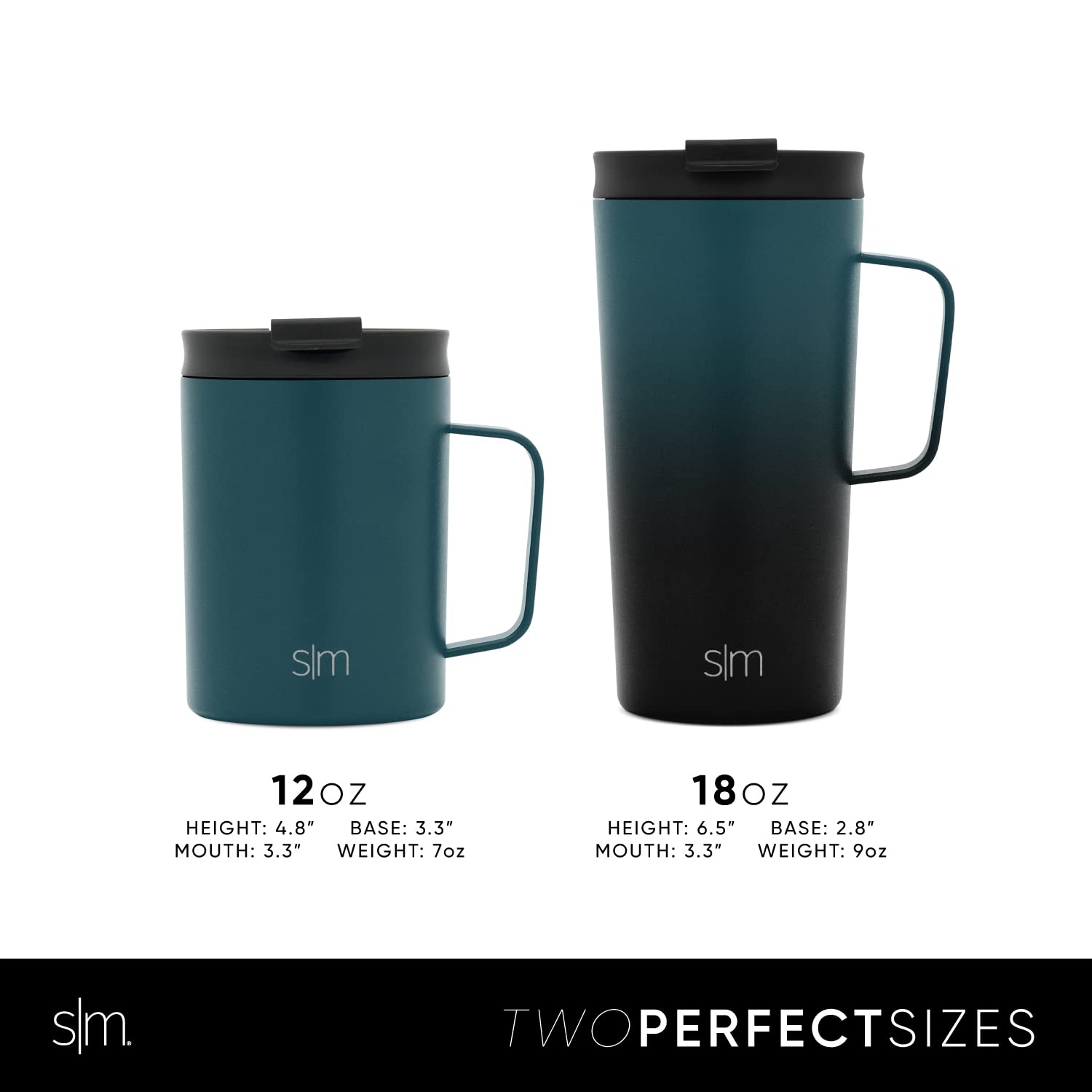 Buy Simple Modern Travel Coffee Mug with Lid and Handle | Reusable ...