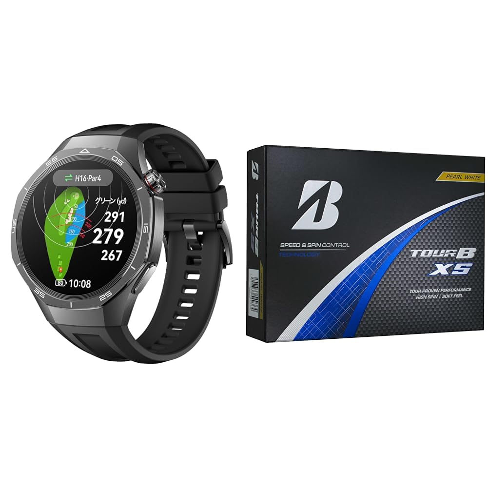 Amazon.co.jp: 【ゴルフボールセット】HUAWEI WATCH GT 5 Pro 46mm 進化したゴルフナビ機能搭載 スマート ...