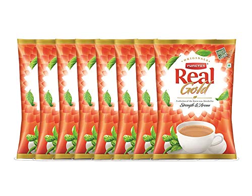 Real Gold Tea 2 Kg (Pack of 8 - 250gm X 8) : Amazon.in: Grocery ...