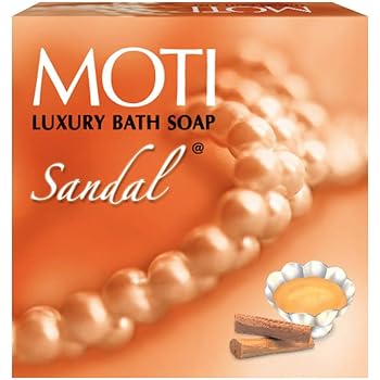Buy Moti Luxury Bath Soap, Sandal, 150g Online at Low Prices in India ...