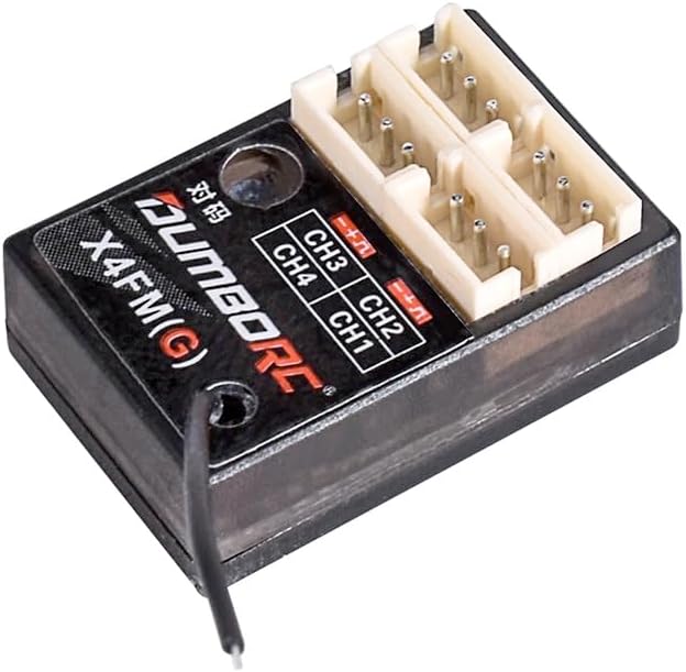 Amazon.com: DUMBORC Micro Receiver X4FMG Mini Remote Receiver with Gyro ...