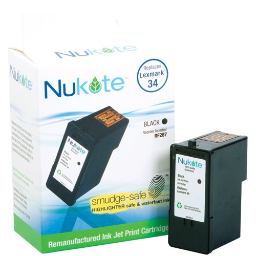 Nukote Rf287 Ink Jet Cartridge for Use with Lexmark Color Jetprinter Z ...