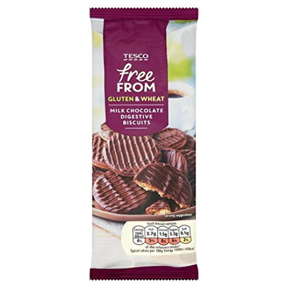 Tesco Free From Chocolate Digestives 200G : Amazon.co.uk: Grocery