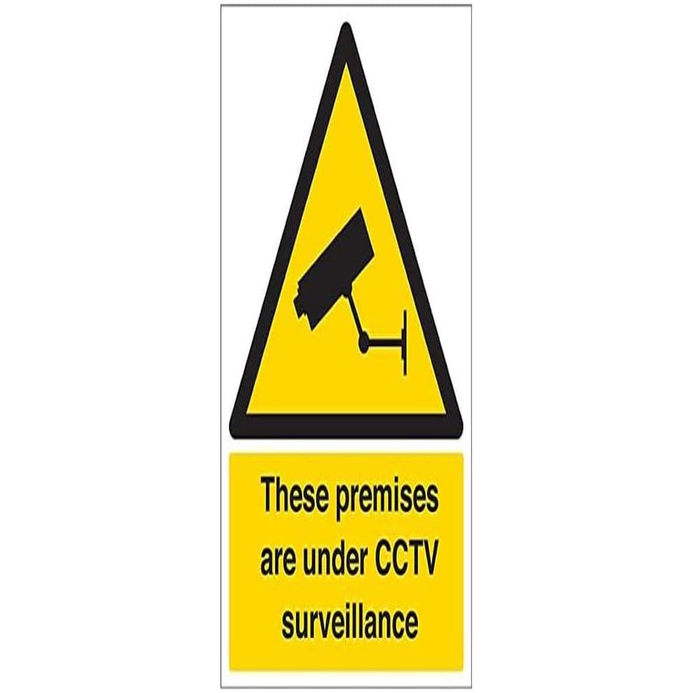 Warning Security – These Premises Are Under CCTV Surveillance – 150 X ...