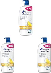 Head & Shoulders Shampooing Antipelliculaire Citrus Fresh, Jusqu’à 100 pourcent des pellicules ...