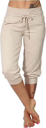 Amazon.com: RKSTN Women's Yoga Pants Stretchy Soft Drawstring Workout ...