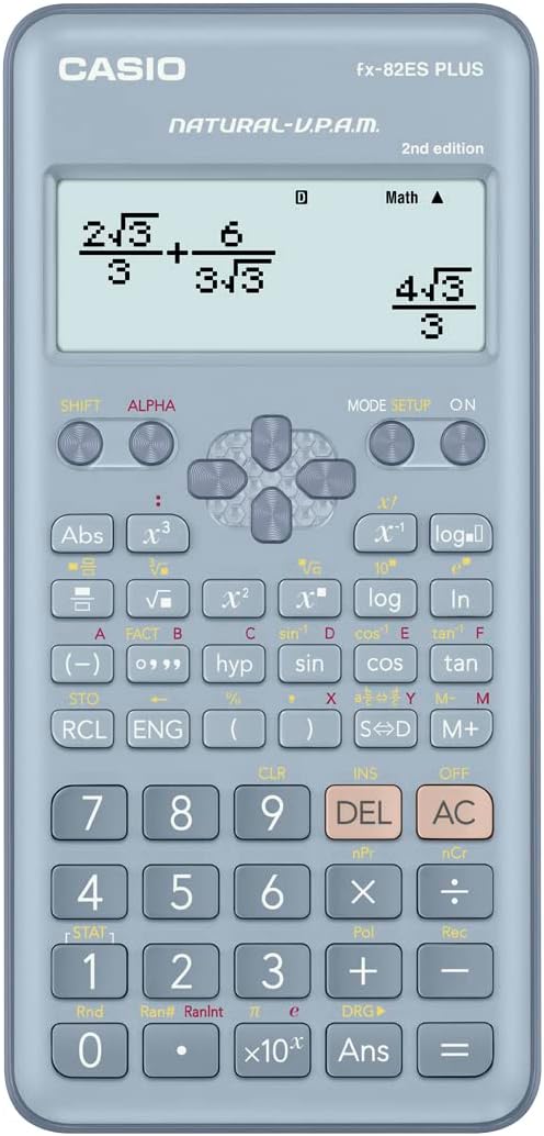 Casio Standard Scientific Calculators Non Programmable 10 + 2 digits ...