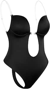 Full Body Shaper for Women - Strapless Backless Shapewear Bodysuit with ...