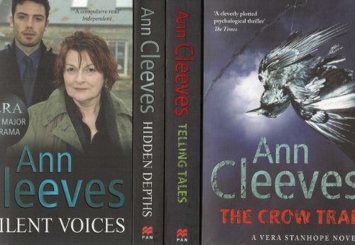 ANN CLEEVES 4 BOOK 'VERA STANHOPE' SET / COLLECTION / PACK: (THE CROW ...