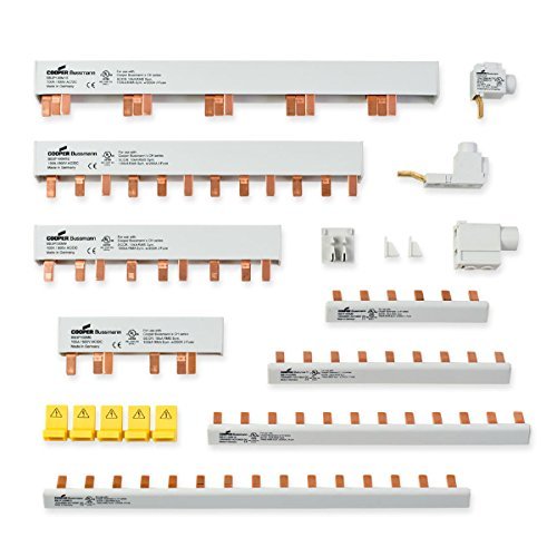 Cooper Bussmann BB3P100M6 Busbar 6 Pins, 3 Phase, 100 Amp, Assembled ...