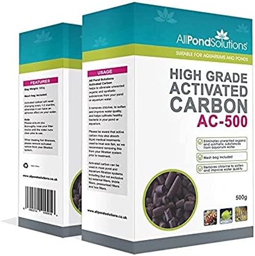 All Pond Solutions Activated Carbon Filter Media for Aquarium Fish ...