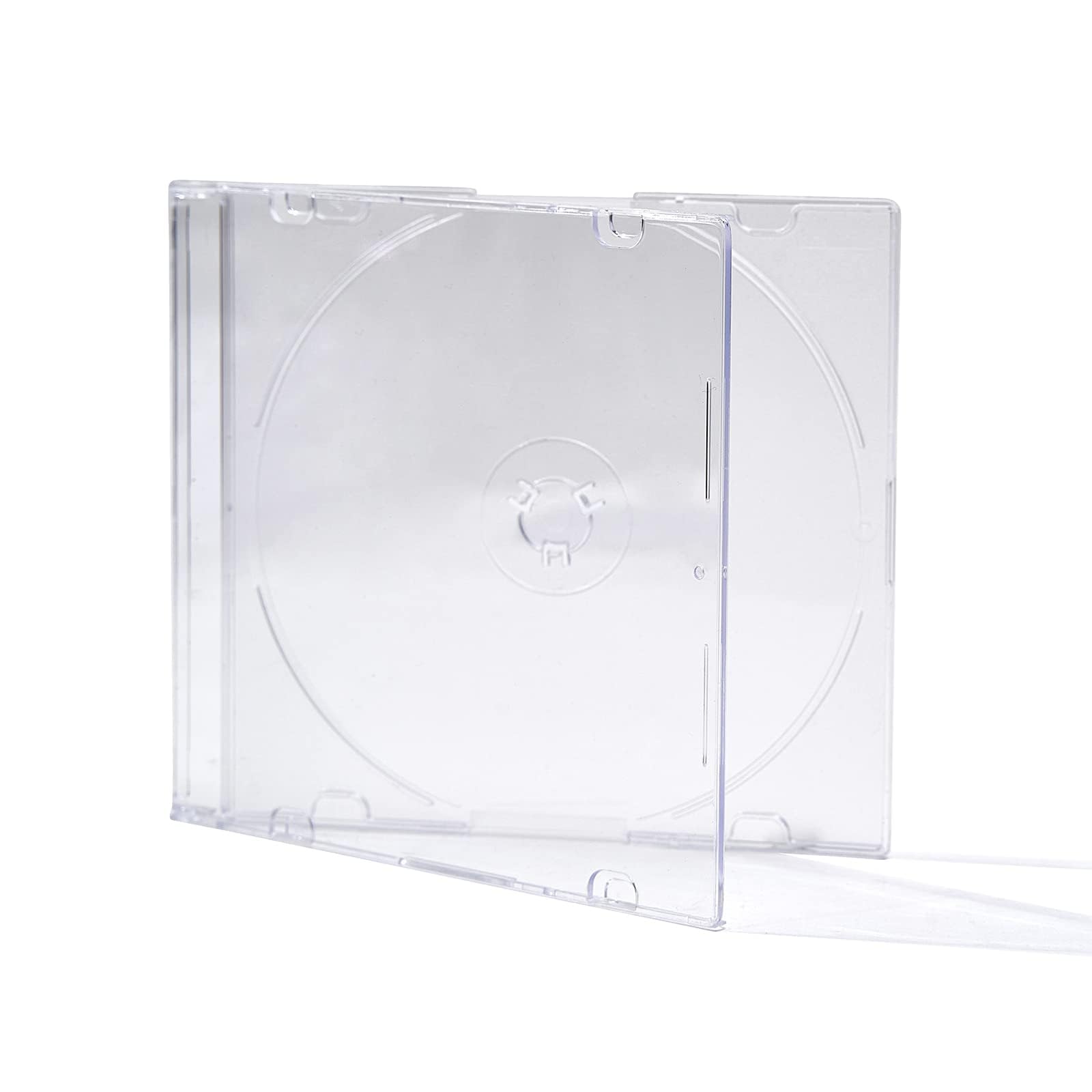 Jewel CD Cases 5.2mm Transparent Tray 10 : Amazon.co.uk: Computers ...