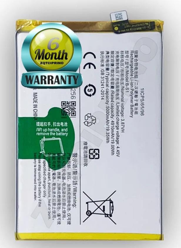 ZQTCIPRINO® Original B-S1 Battery for Vivo Y31s 5G Battery with 6 Month ...