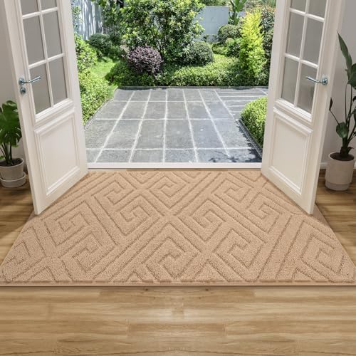 Amazon.com: AROGAN Washable Indoor Door Mat Entrance, Low Profile Entry ...