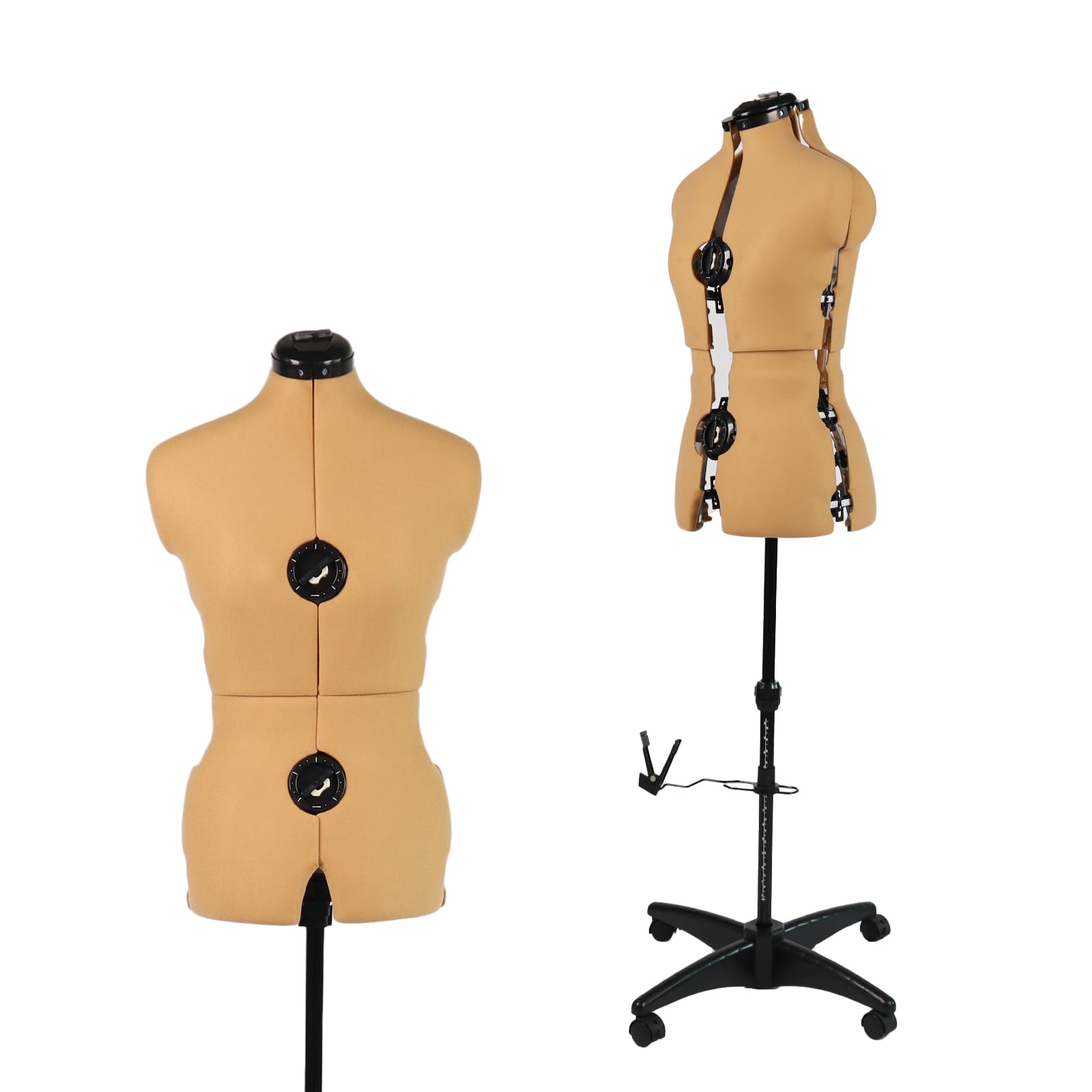 Amazon.com: Turmeric Adjustable Dress Form Mannequin for Sewing Female ...