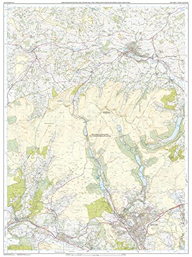 Brecon Beacons National Park / Parc Cenedlaethol Bannau Brycheiniog Map ...