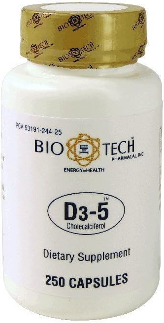 Amazon.com: Bio-Tech Pharmacal D3-5 (5,000 IU) : Health & Household