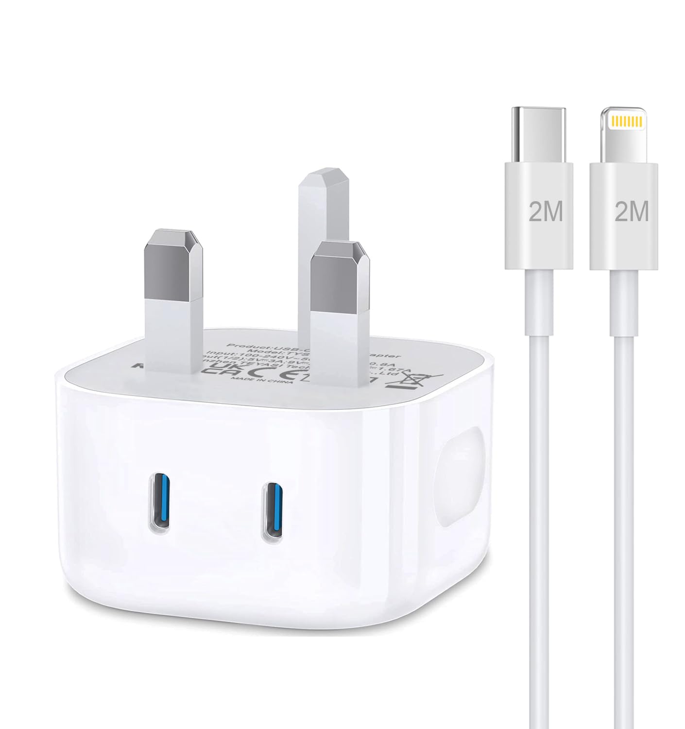 iPhone Fast Charger,iPhone Fast Charger Cable and Plug 20W Quick Charge ...