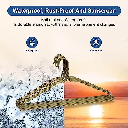 Snapklik.com : Wire Hangers 100 Pack, Metal Wire Clothes Hanger Bulk ...