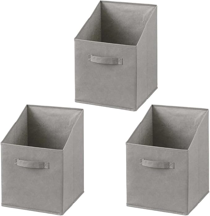 Amazon｜アイリスオーヤマ 【3個セット】インナーボックス FIB-27R 横置き グレー｜収納ケース・ボックス オンライン通販