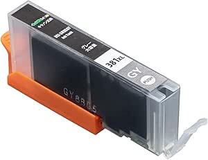 Amazon.co.jp: 【インク革命製】 canon用 インク 381 キャノン用 BCI-381XLGY (グレー 大容量) canon用対応 互換 インクカートリッジ 対応機種 ...