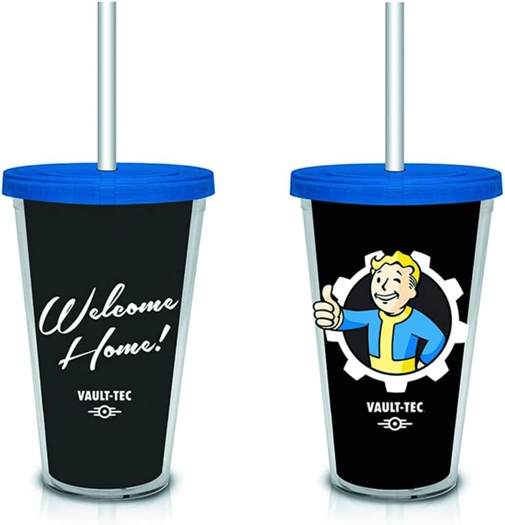 Amazon.com: Fallout Toxic Waste 16oz Blue Pint Glass