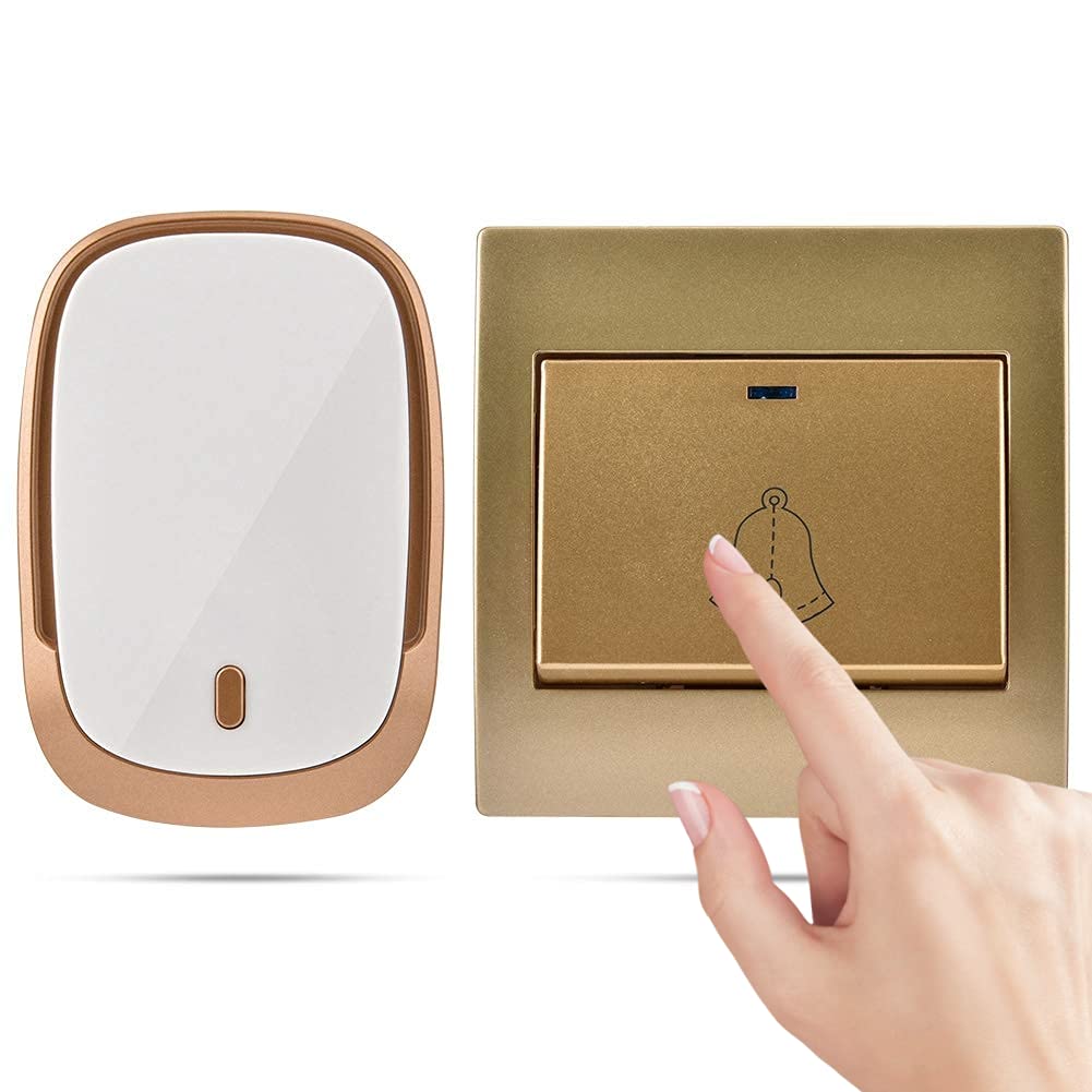 Timbre Inalámbrico, Smart Home Timbre Impermeable con 1 Receptor Y 1 ...