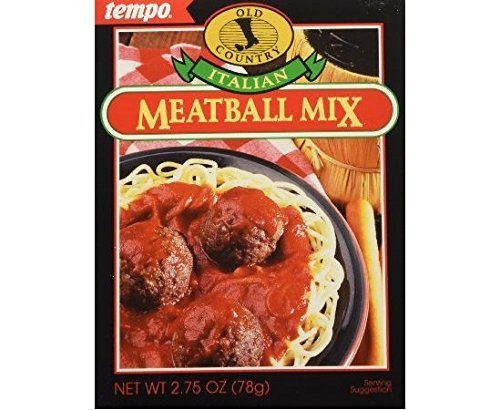 Amazon.com : Tempo Italian Meatball Mix (Pack of 4) 2.75 oz Boxes by ...