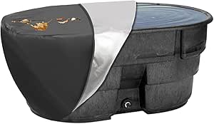 Amazon.com : Waterproof Stock Tank Cover for 100 Gallon, 420D Oxford ...