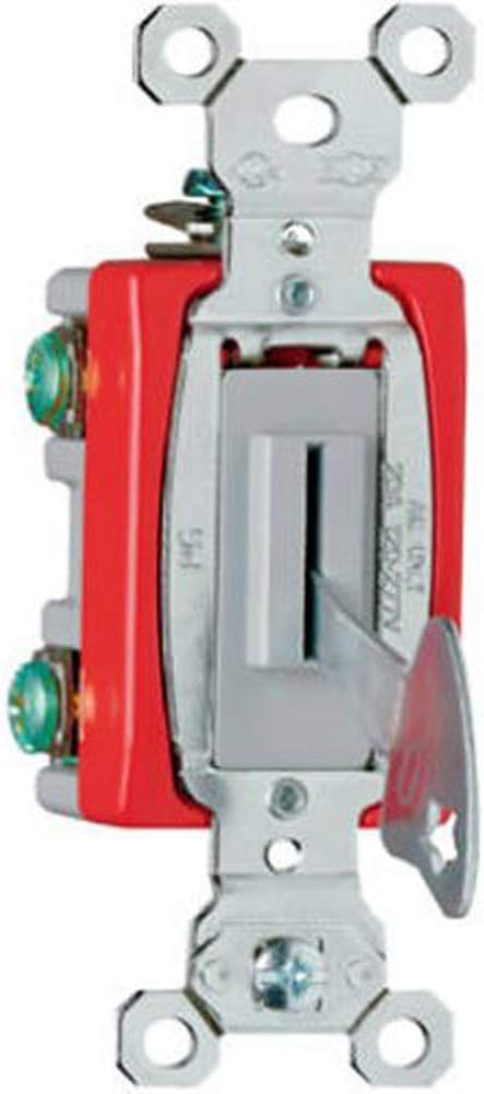 PASS & SEYMOUR PS20AC1L 20A Gry SP Keyed Switch - Keyed Light Switch ...