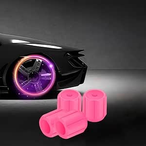 Amazon.com: Waterproof Luminous Car Tire Valve Caps Glow in The Dark ...
