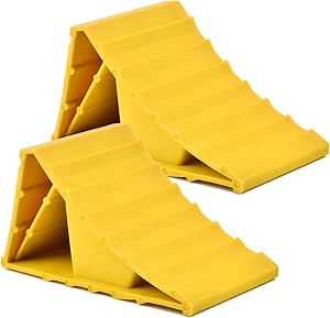 TMBMLPP 2 Pack Wheel Chocks, Caravan Wheel Chocks, Wheel Chocks With ...