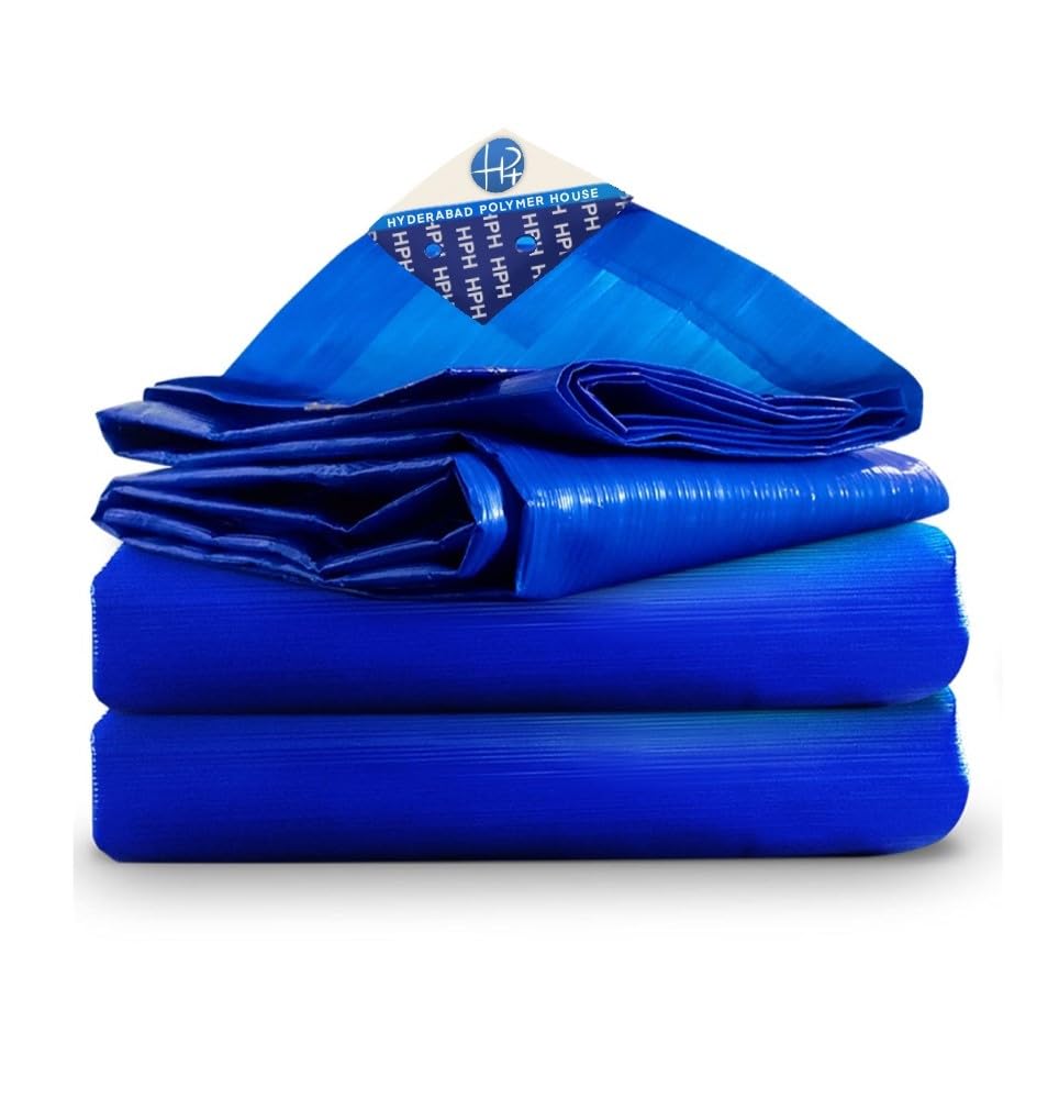 Tarpaulin Sheet Waterproof Tirpal (24 x 18 Feet) 90 GSM - Tharpai for ...